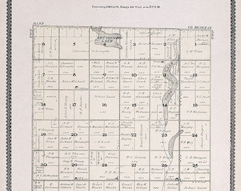 Jerauld County Map - Etsy
