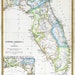 1834 Map of Florida - Etsy