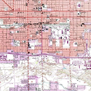 1952 Topo Map of Phoenix Arizona Salt River - Etsy