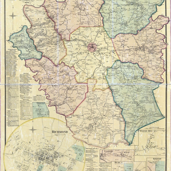 Madison County Map - Etsy