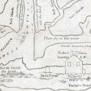1822 Nautical Map of Little Egg Harbor New Jersey - Etsy