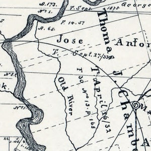 1879 Farm Line Map of Falls County Texas - Etsy