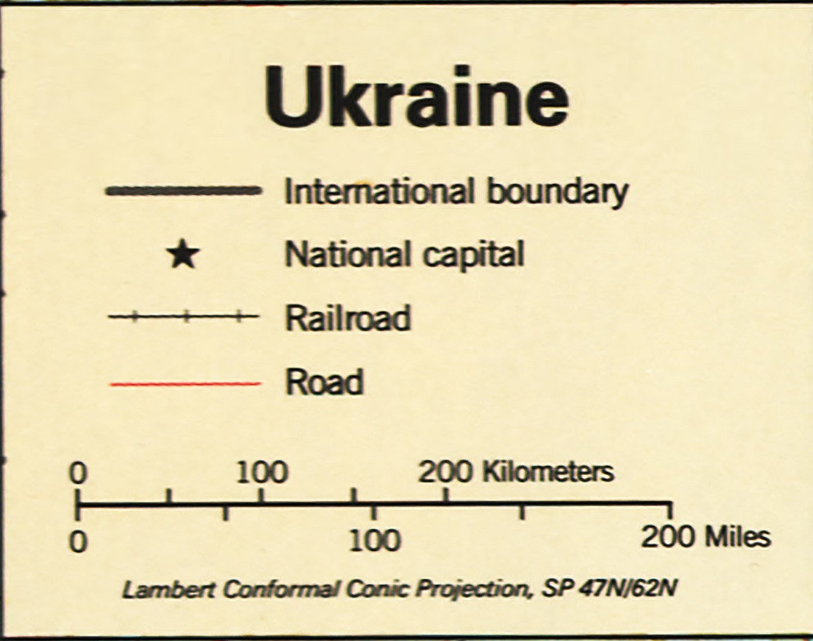 1993 Map of Ukraine - Etsy