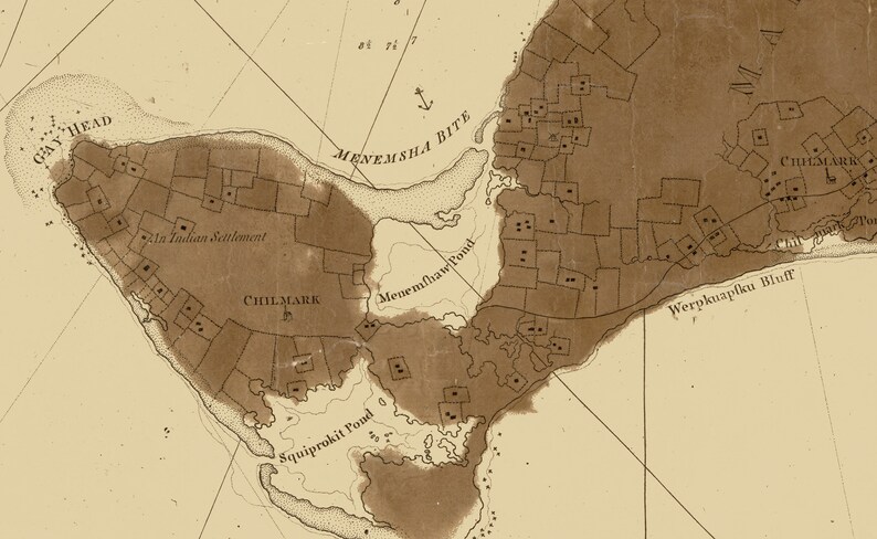 1776 Chart Map of Buzzards Bay and Vineyard Sound Massachusetts - Etsy