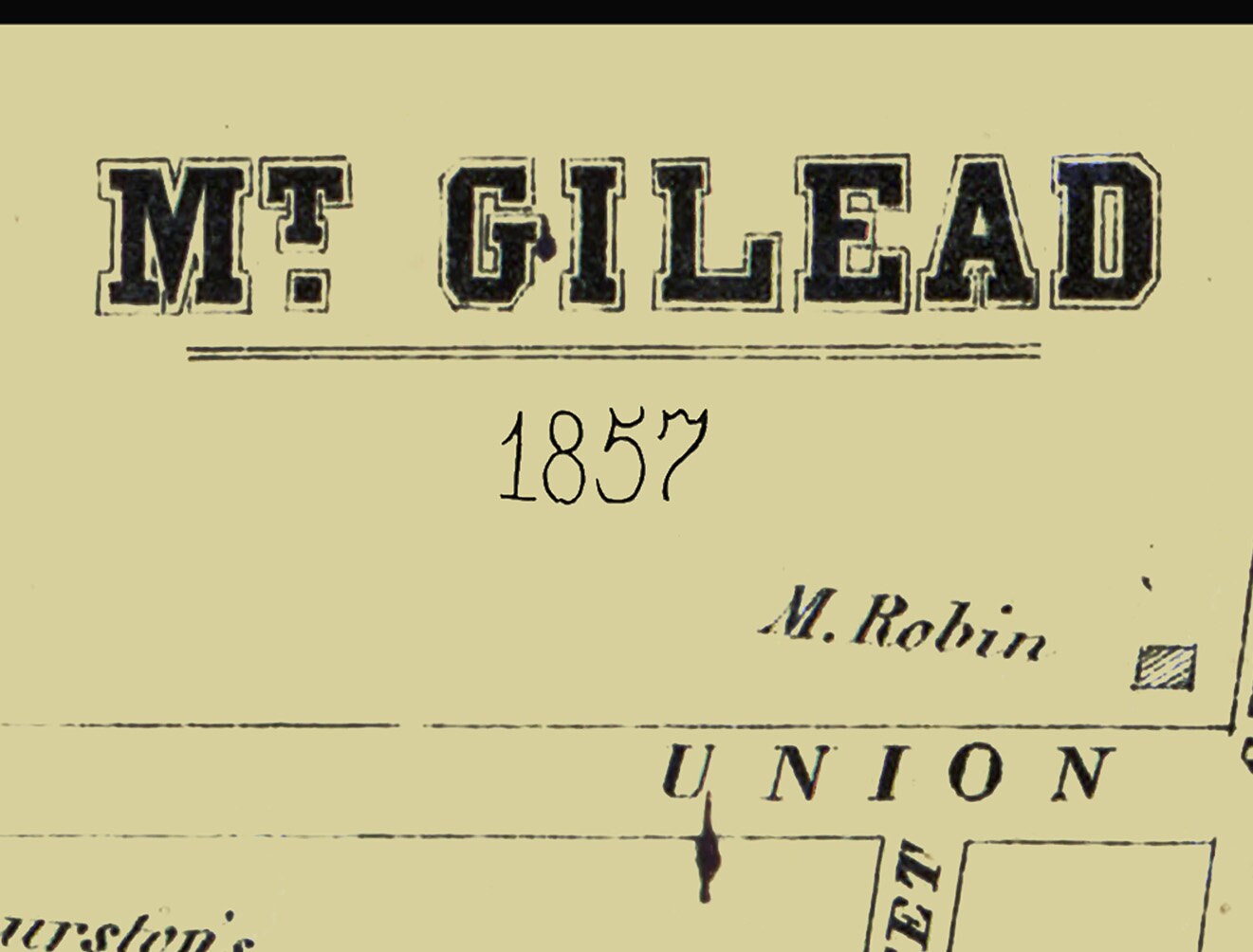 Morrow County Gilead Twp Plat Map