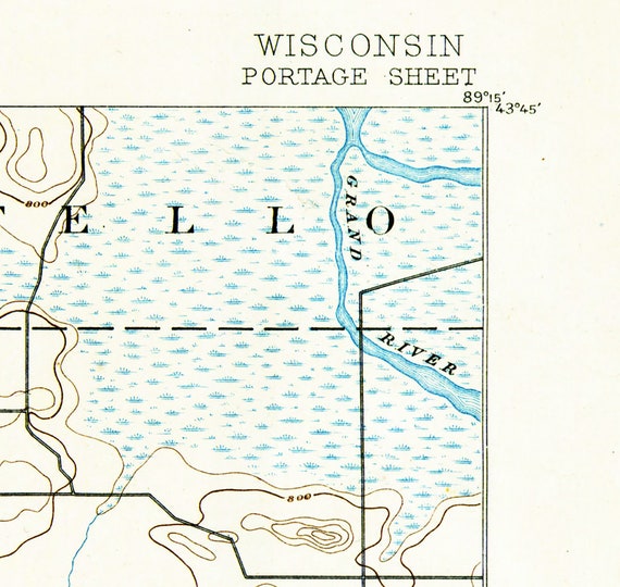 Portage County Wisconsin Plat Map