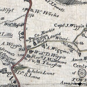 1793 Map of Stratham New Hampshire - Etsy