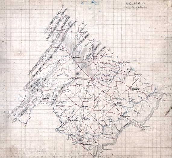 1860 Map Of Virginia