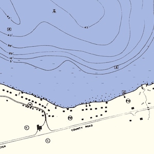 1941 Map of Morrison Lake Branch County Michigan - Etsy