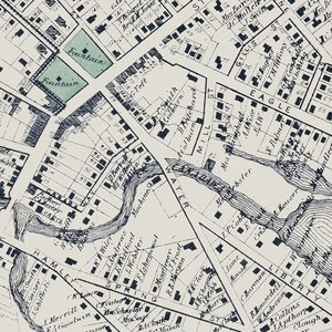 1867 Town Map of Fredonia Chautauqua County New York - Etsy