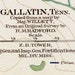 1895 Map of Gallatin Sumner County Tennessee - Etsy