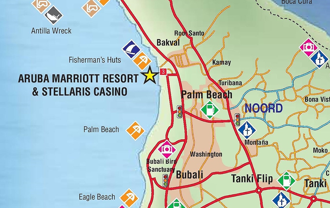 2019 Map of Aruba | Etsy