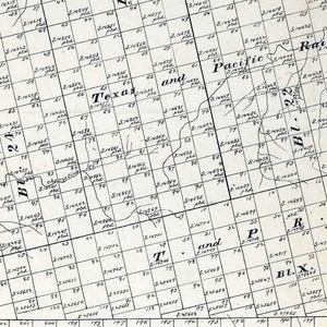 1880 Farm Line Map of Nolan County Texas - Etsy