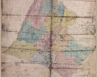 Loudoun County Map - Etsy