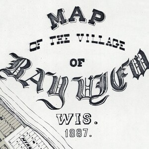 1887 Map of Bay View Wisconsin - Etsy
