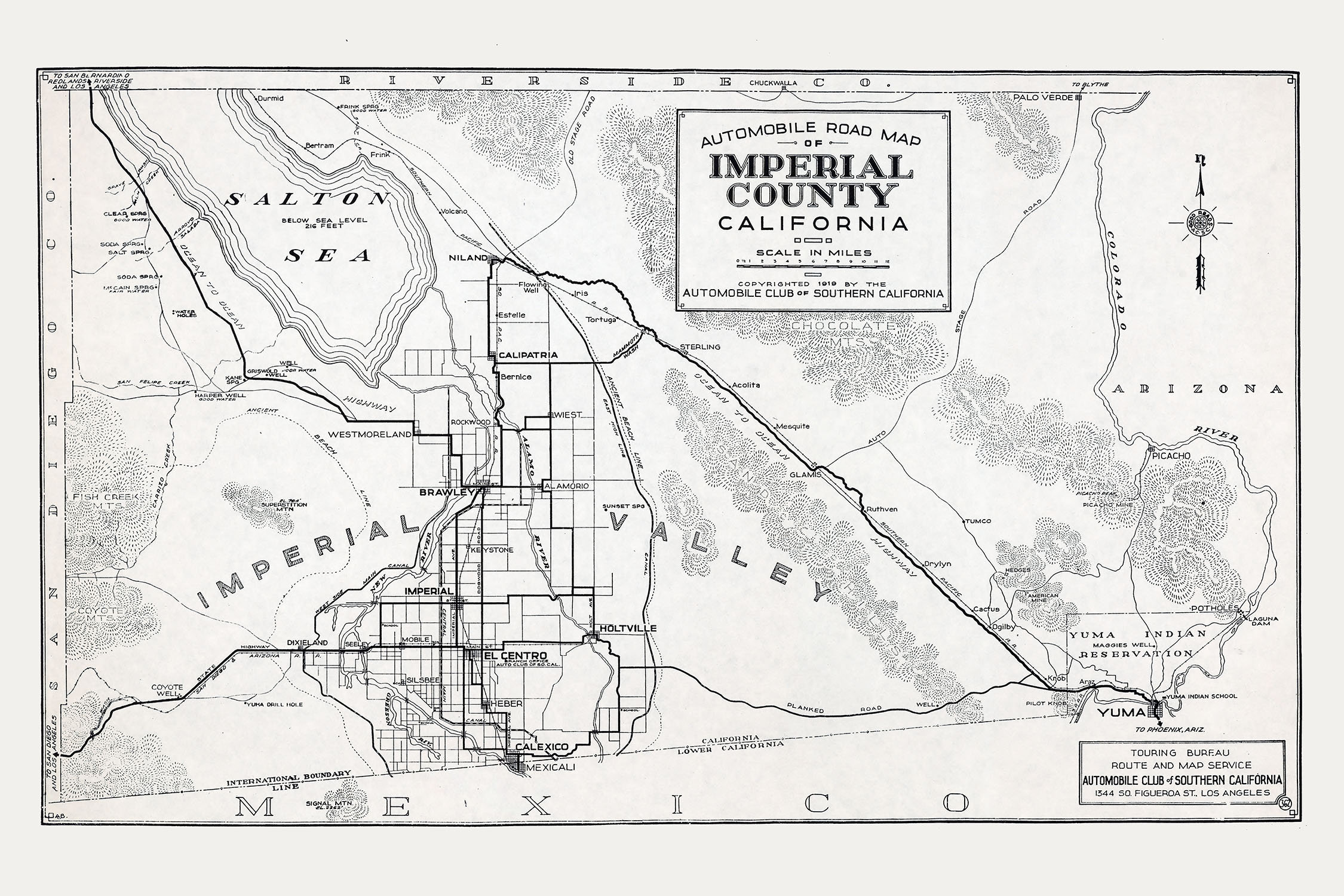 Imperial California Map