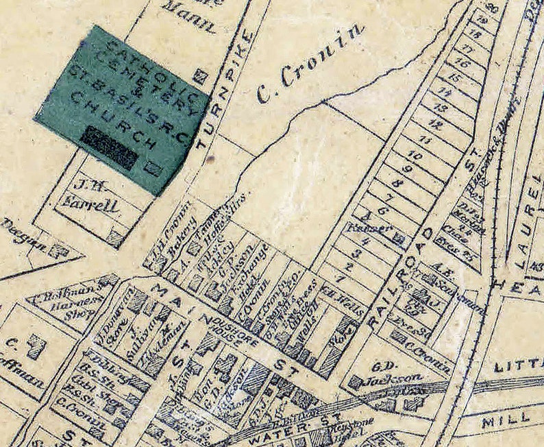 1872 Town Map of Dushore Sullivan County Pennsylvania - Etsy