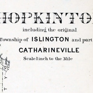 1865 Map of Hopkinton Township Saint Lawrence County New York - Etsy
