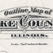 1895 Map of Pike County Illinois - Etsy