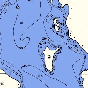 1963 Map of Bone Lake Polk County Wisconsin - Etsy