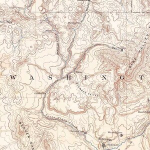 1885 Topo Map of St George Utah - Etsy