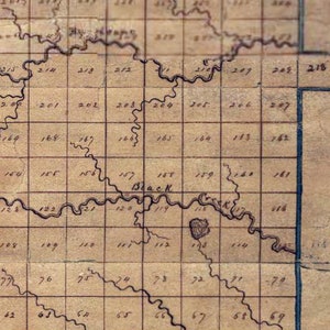 1867 Map of Coffee County Georgia - Etsy