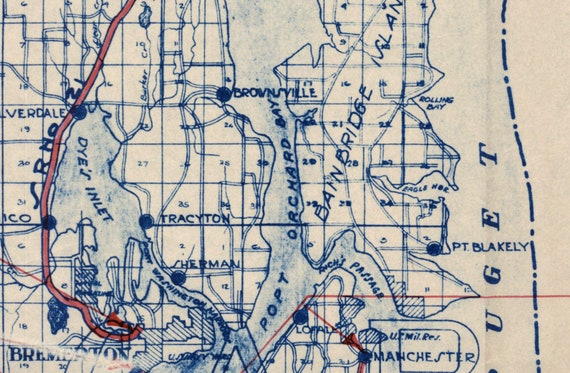 Kitsap County Map With Roads