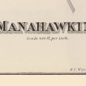 1878 Map of Manahawkin New Jersey - Etsy