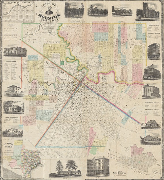 County Map Around Houston Tx