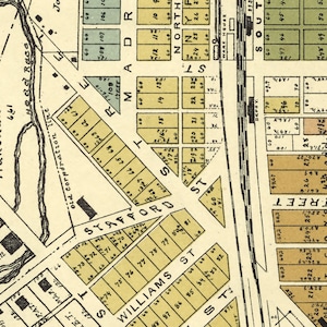 1896 Town Map of Osborn Greene County Ohio - Etsy