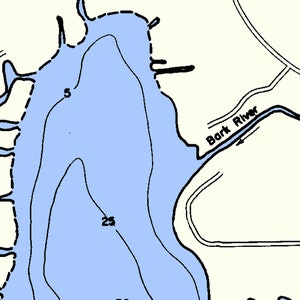 1955 Map of Lake Nagawicka Waukesha County Wisconsin - Etsy