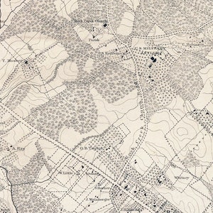 1890 Map of Washington DC - Etsy