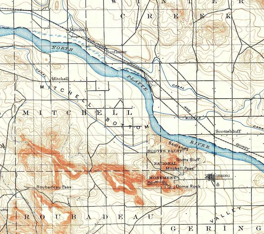 Scottsbluff Nebraska Map