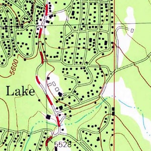 1982 Map of Shaver Lake California - Etsy