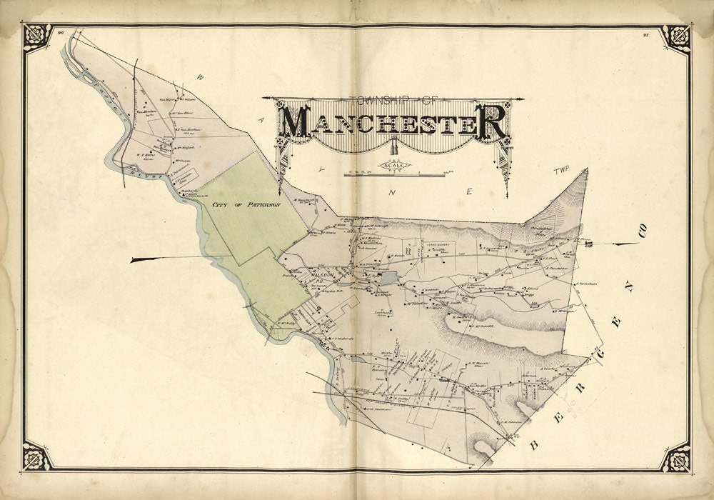Manchester New Jersey Map Untitled