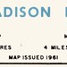 1961 Map of Madison Lake Madison County Ohio - Etsy
