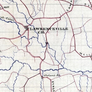 1867 Map of Brunswick County Virginia - Etsy