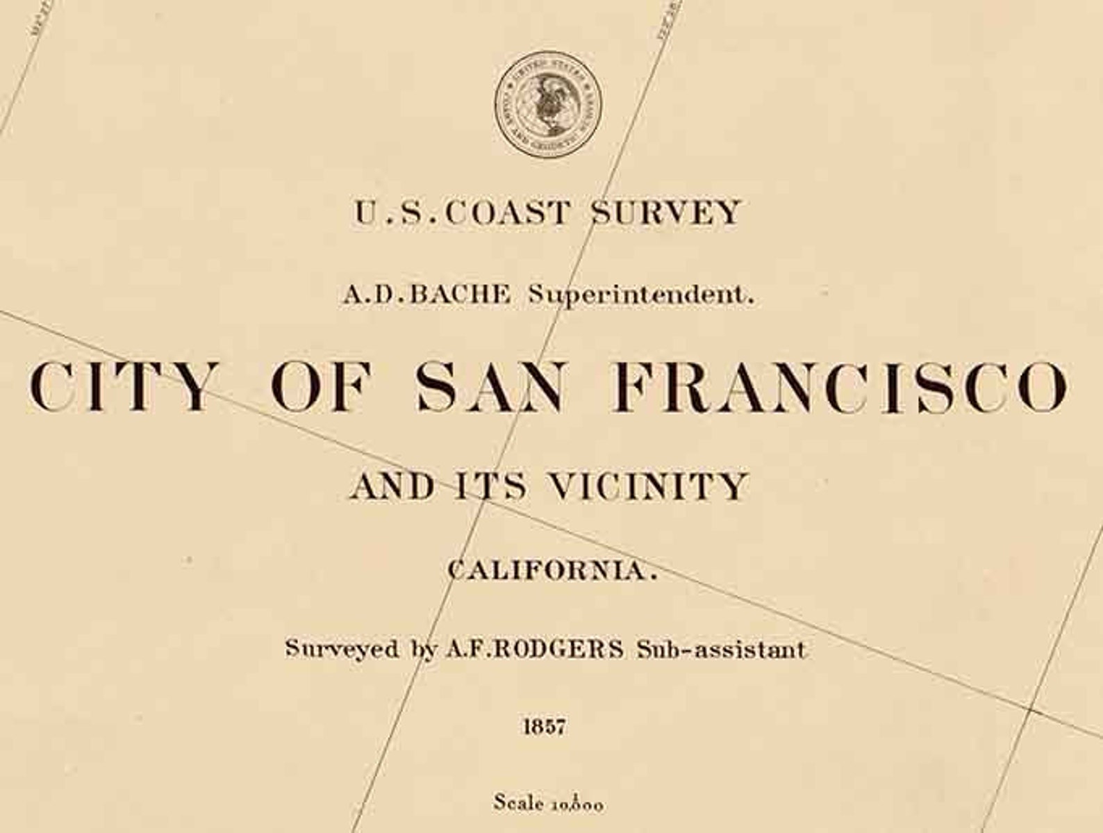 1893 Map of San Francisco California Alcatraz | Etsy