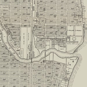 1918 Map of the City of Miami Florida - Etsy