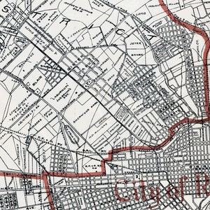 1911 Map of Henrico County Virginia - Etsy