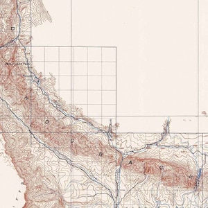 1906 Topo Map of Grand Hogback Colorado - Etsy