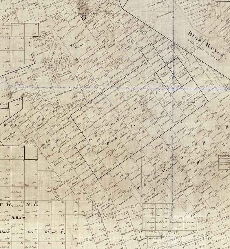 1894 Farm Line Map of Dimmit County Texas - Etsy UK