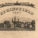 1827 Map of Springfield Massachusetts - Etsy