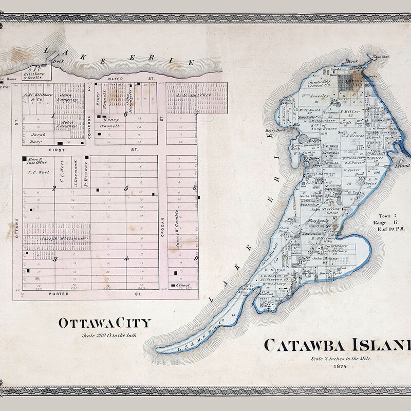 Township Map of Ohio - Etsy