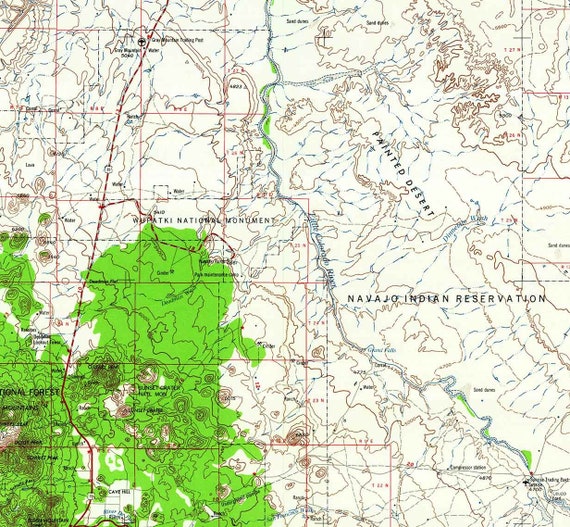 Mapa De La Reserva De Arizona