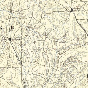 1891 Topo Map of Clanton Alabama - Etsy