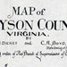 1897 Map of Grayson County Virginia Family Names Genealogy - Etsy