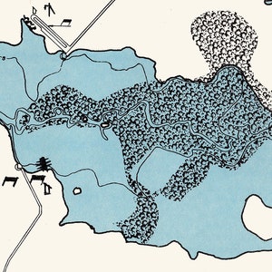 1960 Map of Knox Lake Berlin Township Knox County Ohio - Etsy
