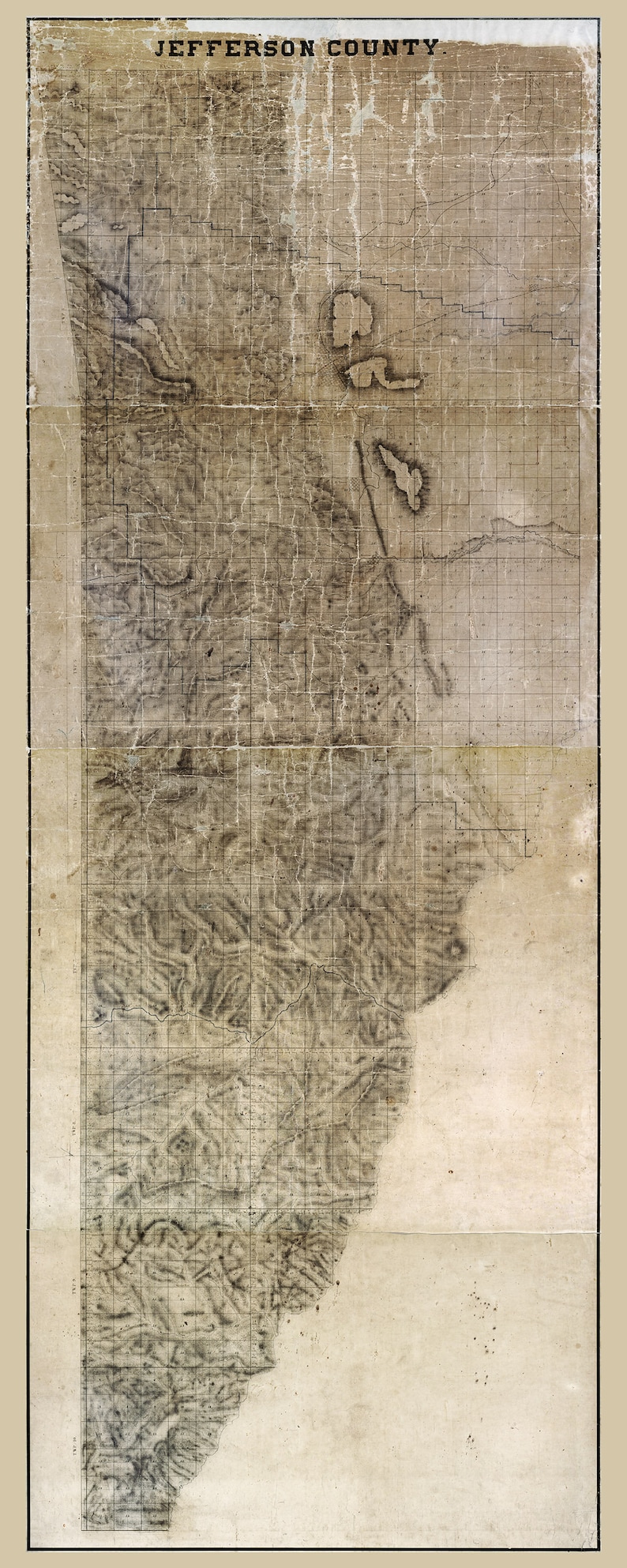 1879 Map of Jefferson County Colorado - Etsy