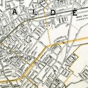 1897 Map of Chelsea Everett Revere and Winthrop Massachusetts - Etsy